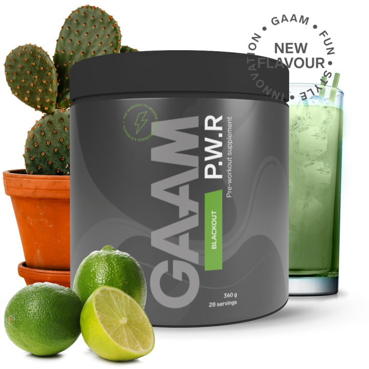GAAM P.W.R 360 g Blackout | GAAM - An Active Choice
