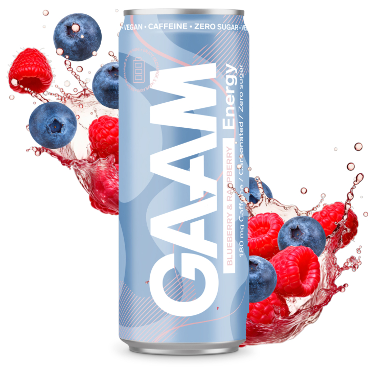 GAAM Energy 330 ml Blueberry & Raspberry | GAAM - An Active Choice